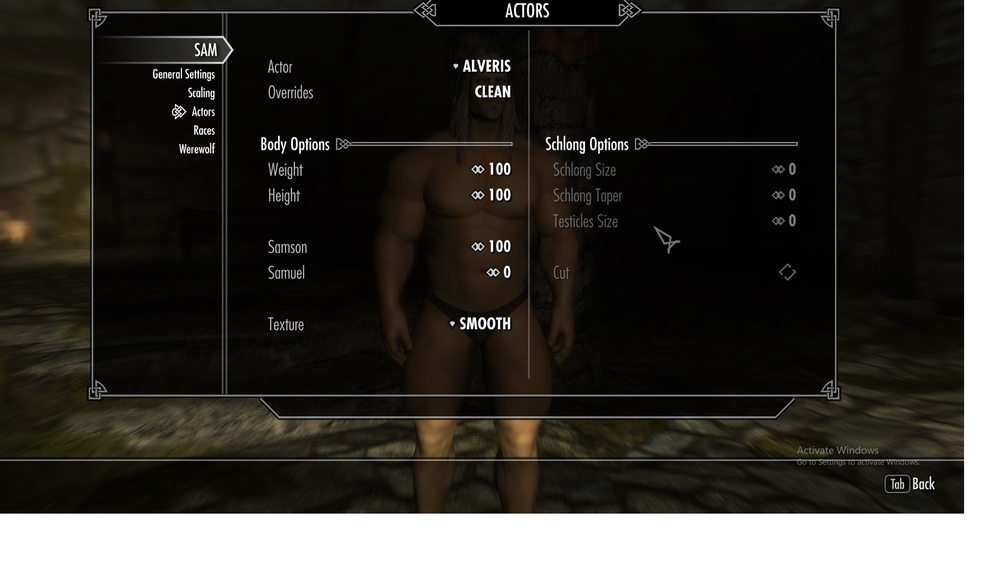 SAM schlong and body scaling doesn't work. - The Elder Scrolls V ... SAM schlong and body scaling doesn't work. - The Elder Scrolls V ...
